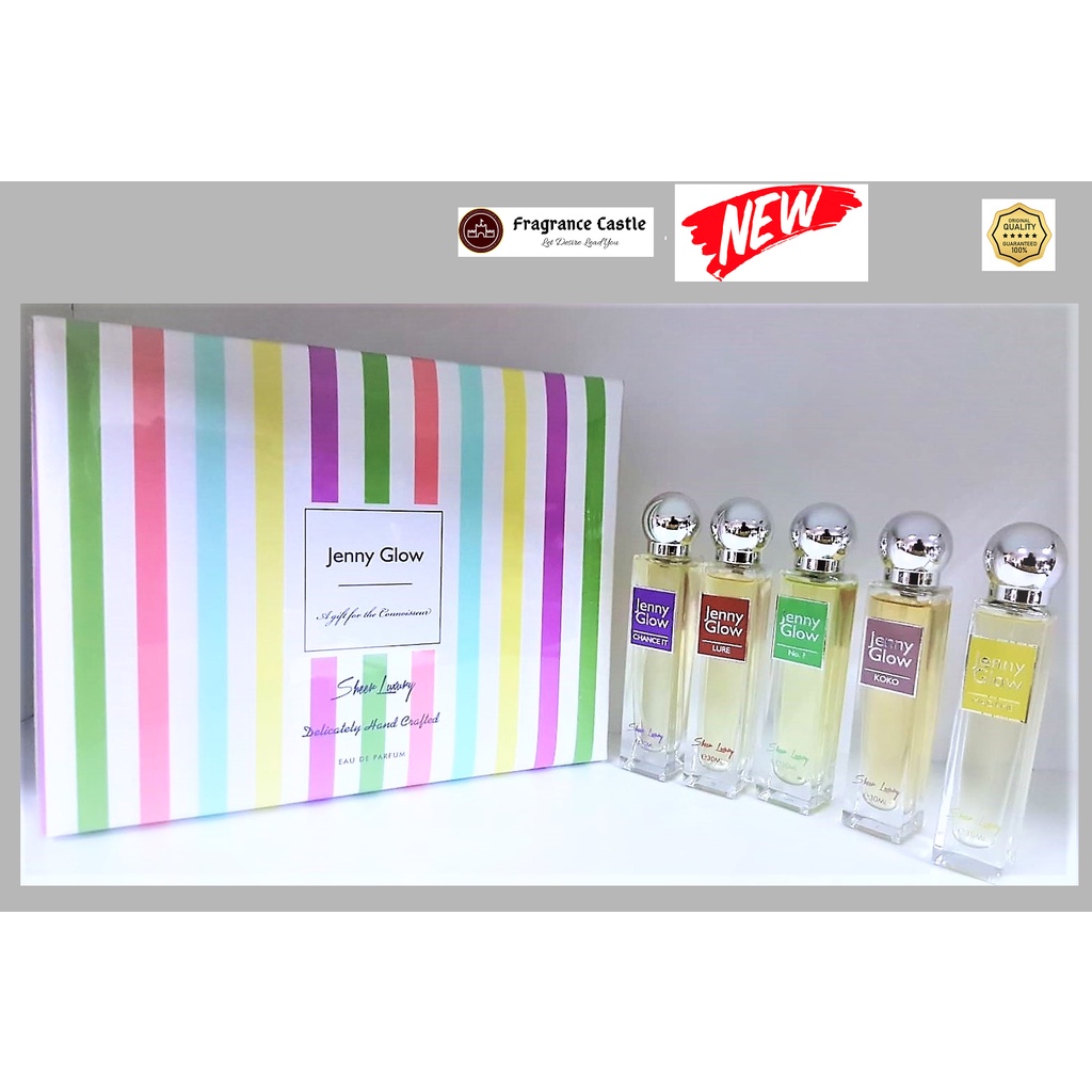 Jenny Glow Sheer Luxury 5 Piece Perfume Set | Shopee Singapore