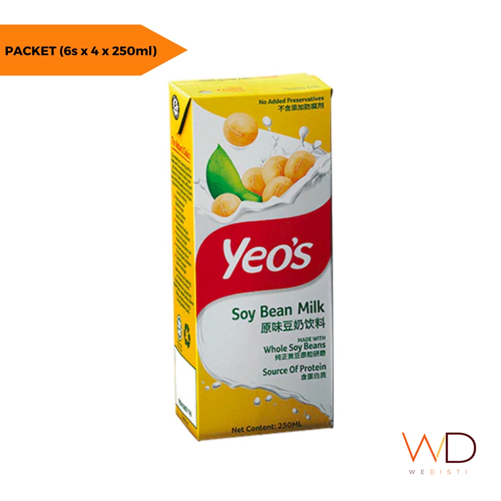 Yeo's Soya Bean Packet (6s x 4 x 250ml) | Shopee Singapore