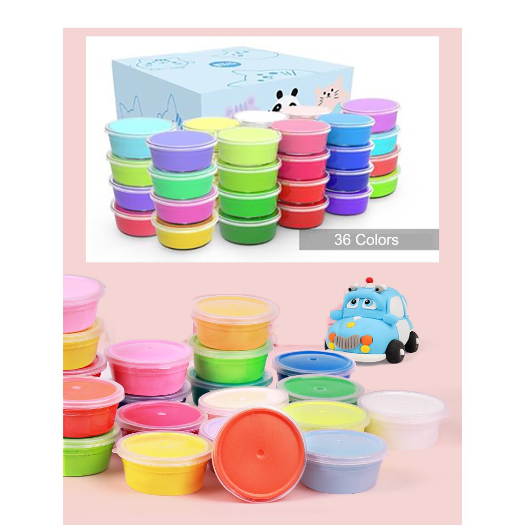 Air Clay Set | Super Light Clay Modeling Clay 12 Colors/24 Colors/36 ...