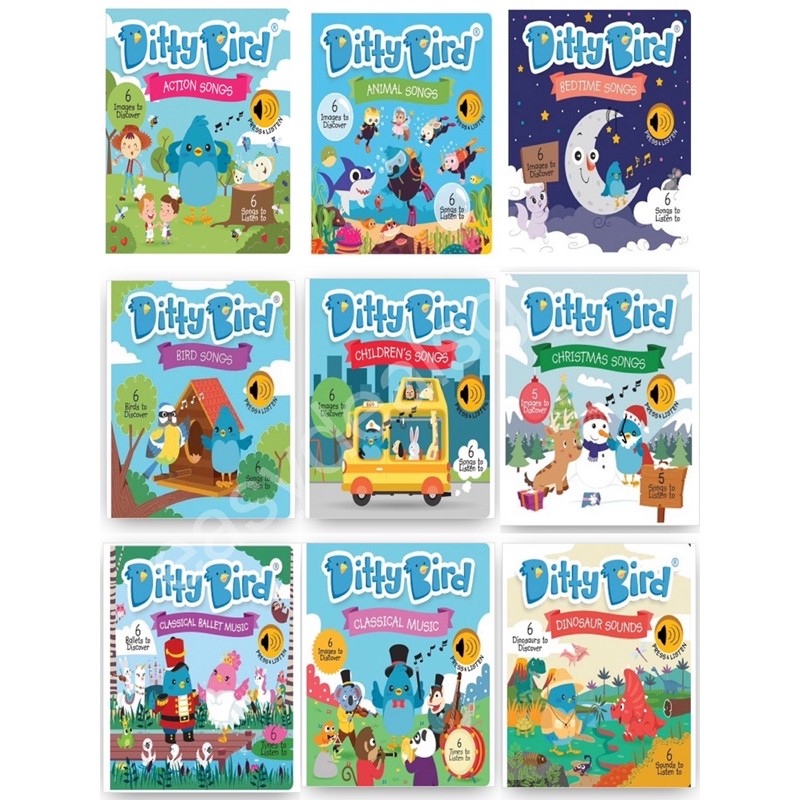 Ready Stock Fast Delivery Original Ditty Bird Sound Book Children Board ...
