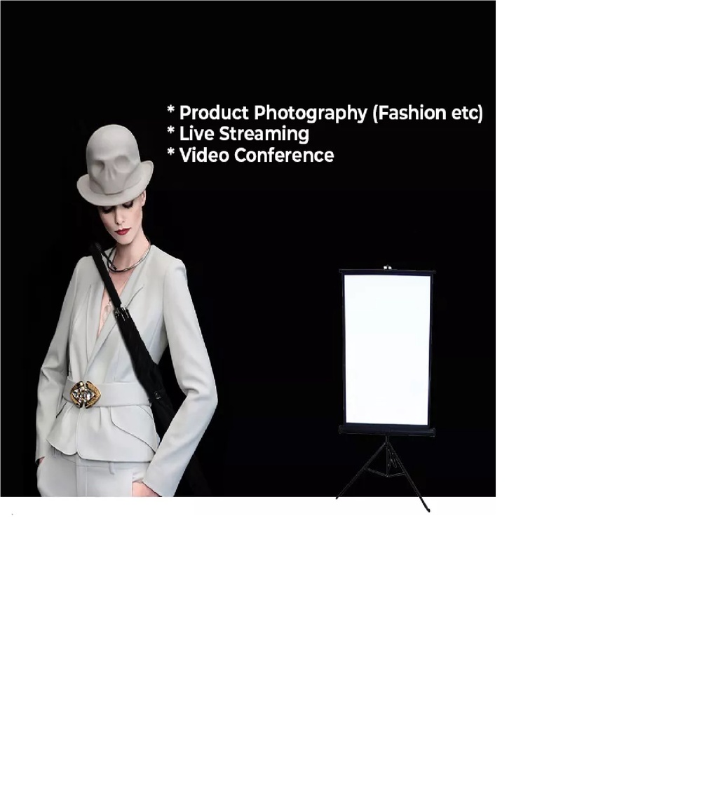 eDSLRs Easy Live Streaming Foldable Pull up Passport Photo Backdrop ...