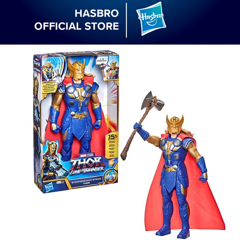 Marvel Studios’ Thor: Love and Thunder Stormbreaker Strike Thor Toy, 12 ...
