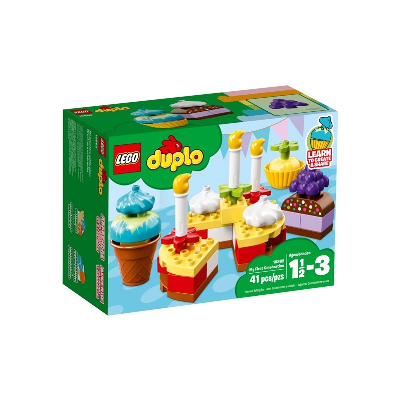 Lego duplo playground my town , Duplo Cake set | Shopee Singapore