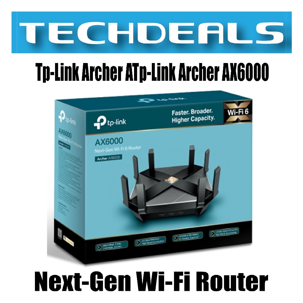 Tp-Link Archer AX6000 | AX6000 Next-Gen Wi-Fi Router | Shopee Singapore