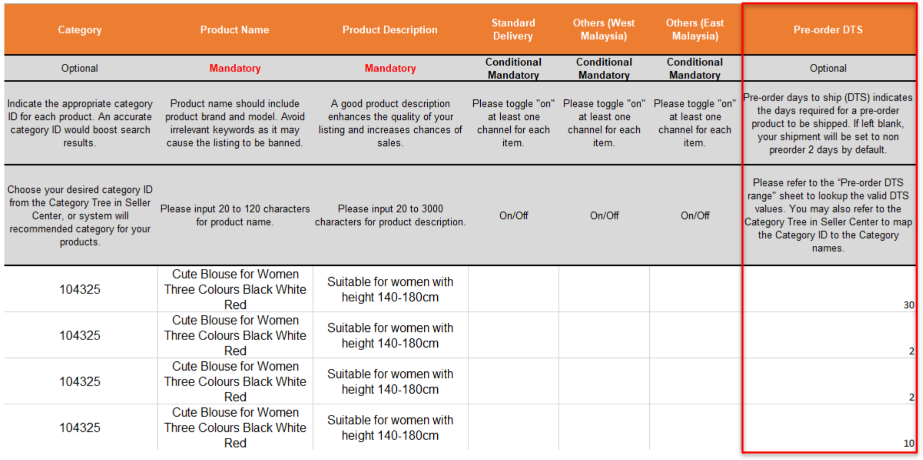 Setting Pre-order at Variation Level | Shopee MY Seller Education Hub