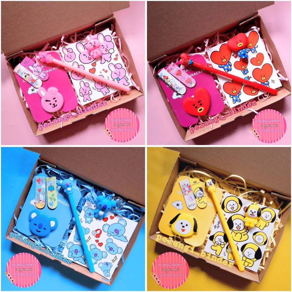 Bt21 box Package/bt21 Children's Gift Package | Shopee Singapore