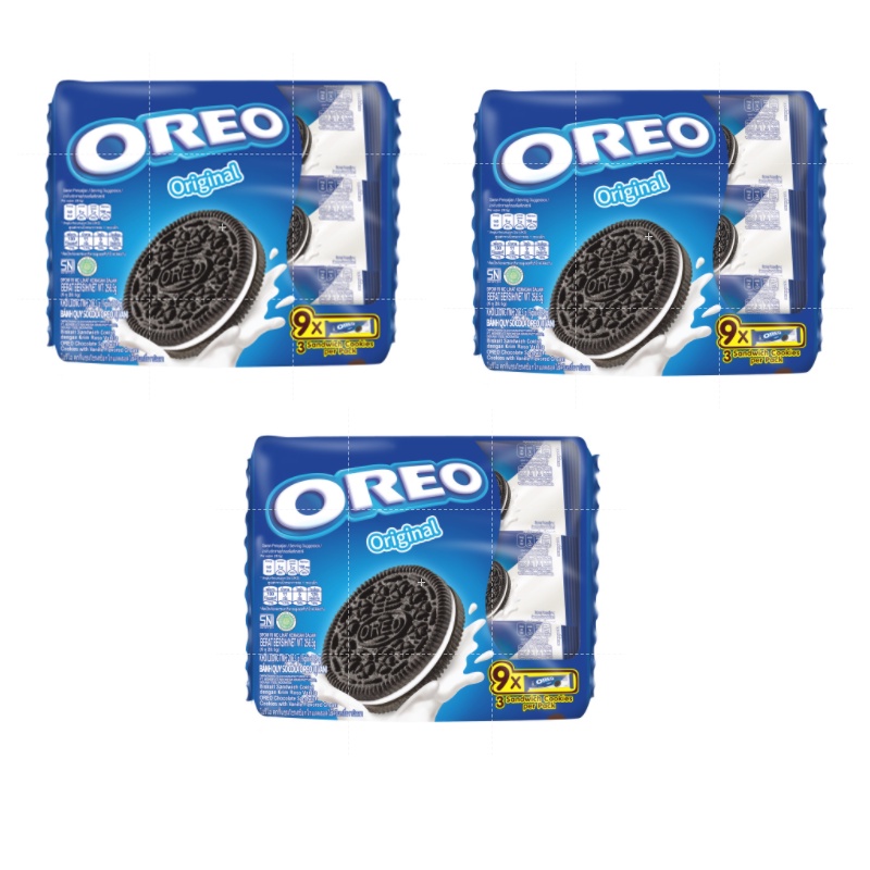[Bundle of 3] Oreo Vanilla Multipack 9 x 27.6g (Halal) | Shopee Singapore