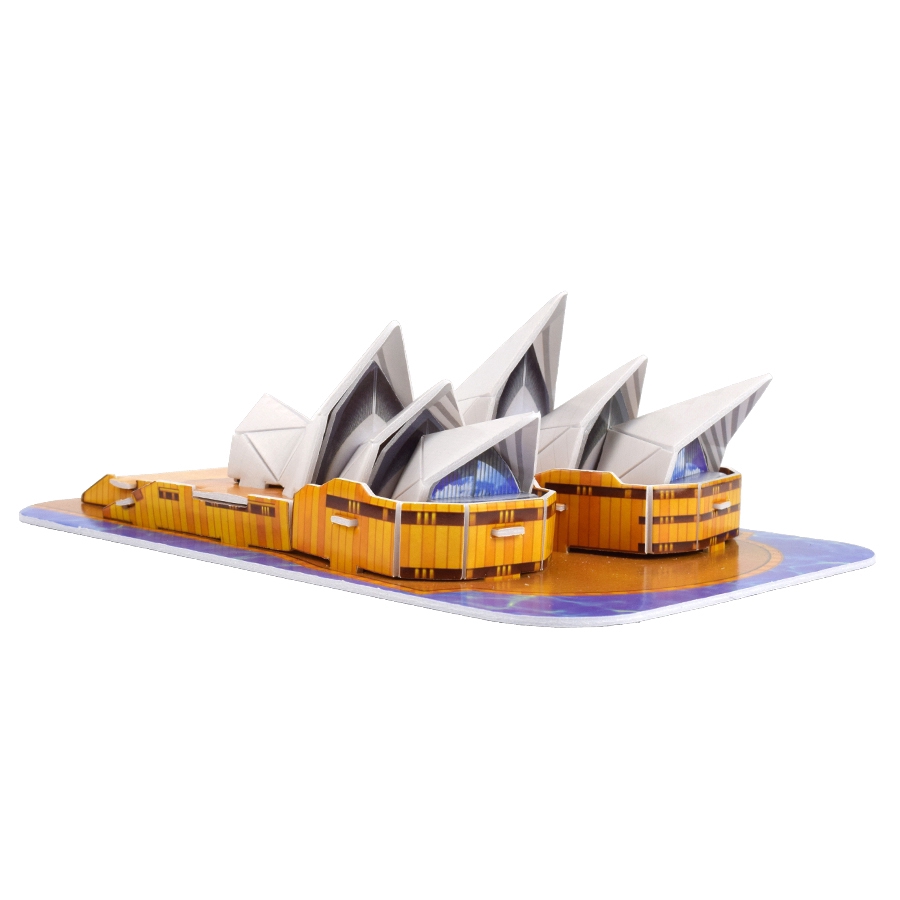 3D Sydney Opera House Puzzle Toy Places of Interest Educational Model ...