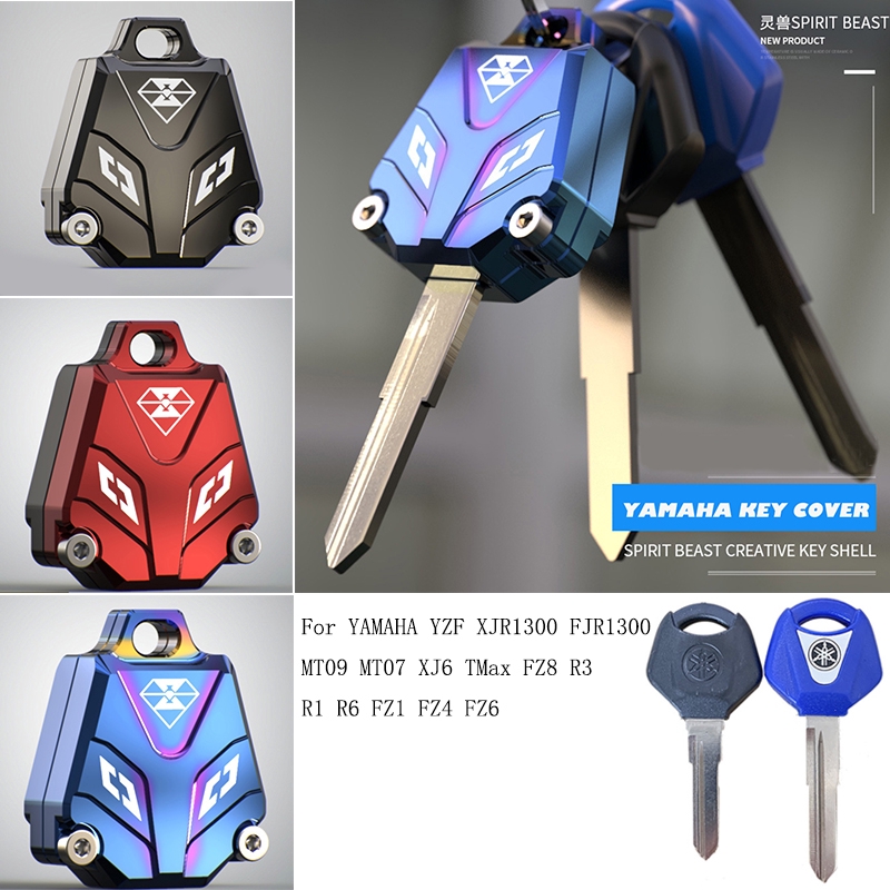 SPIRIT BEAST Motorcycle Key Cover Case Shell For YAMAHA YZF XJR1300 ...