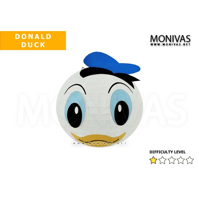 Donald Duck Lantern DIY Paper Crafting Fun Family Bonding Sessions (w ...