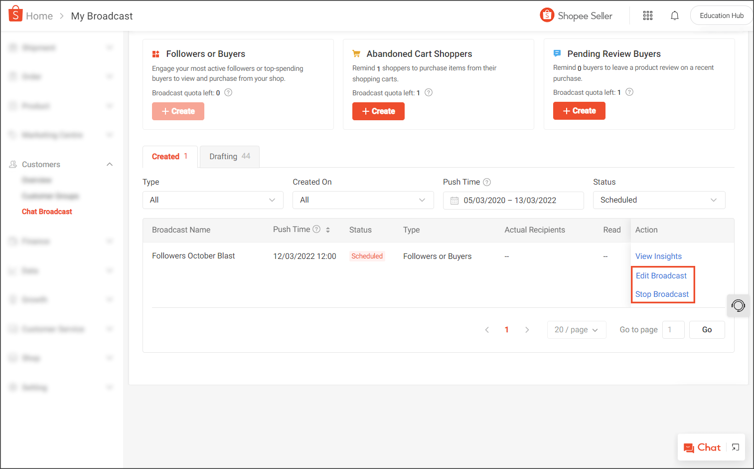 Creating a Chat Broadcast | PH Seller Education [Shopee]