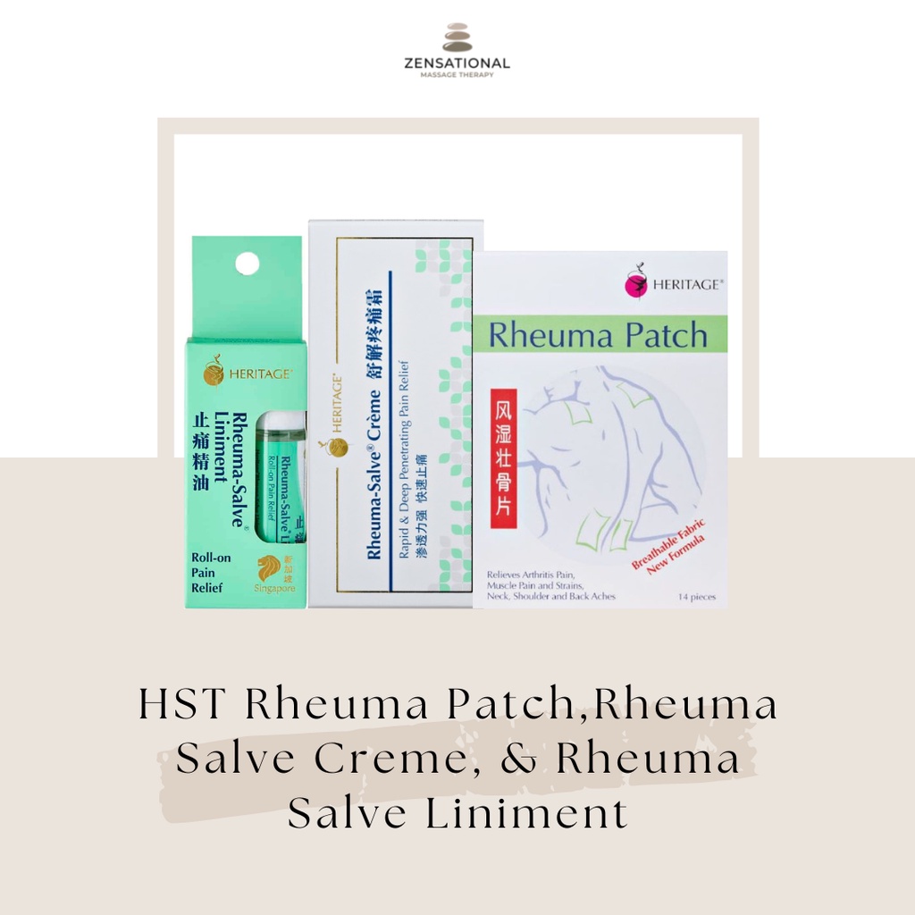 Heritage Rheuma Salve Patch 14s, Rheuma Salve Liniment Roll-On ...