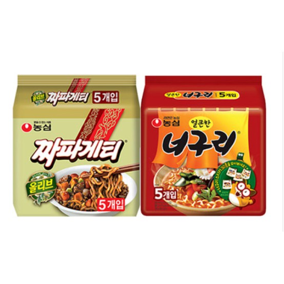 NONGSHIM Neoguri+Chapaghetti Korean instant noodle PARASITE Chapaguri ...