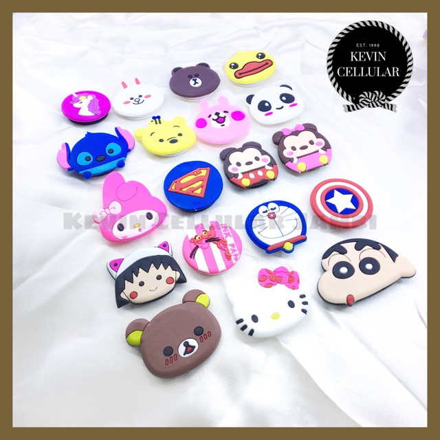 Popsocket Cartoon 3d Cute Cartoon Cute Unique Duck Doraemon Shinchan ...