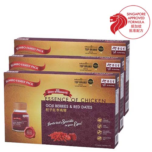 Eu Yan Sang [Bundle of 3] Jumbo Family Pack - Essence Of Chicken With ...
