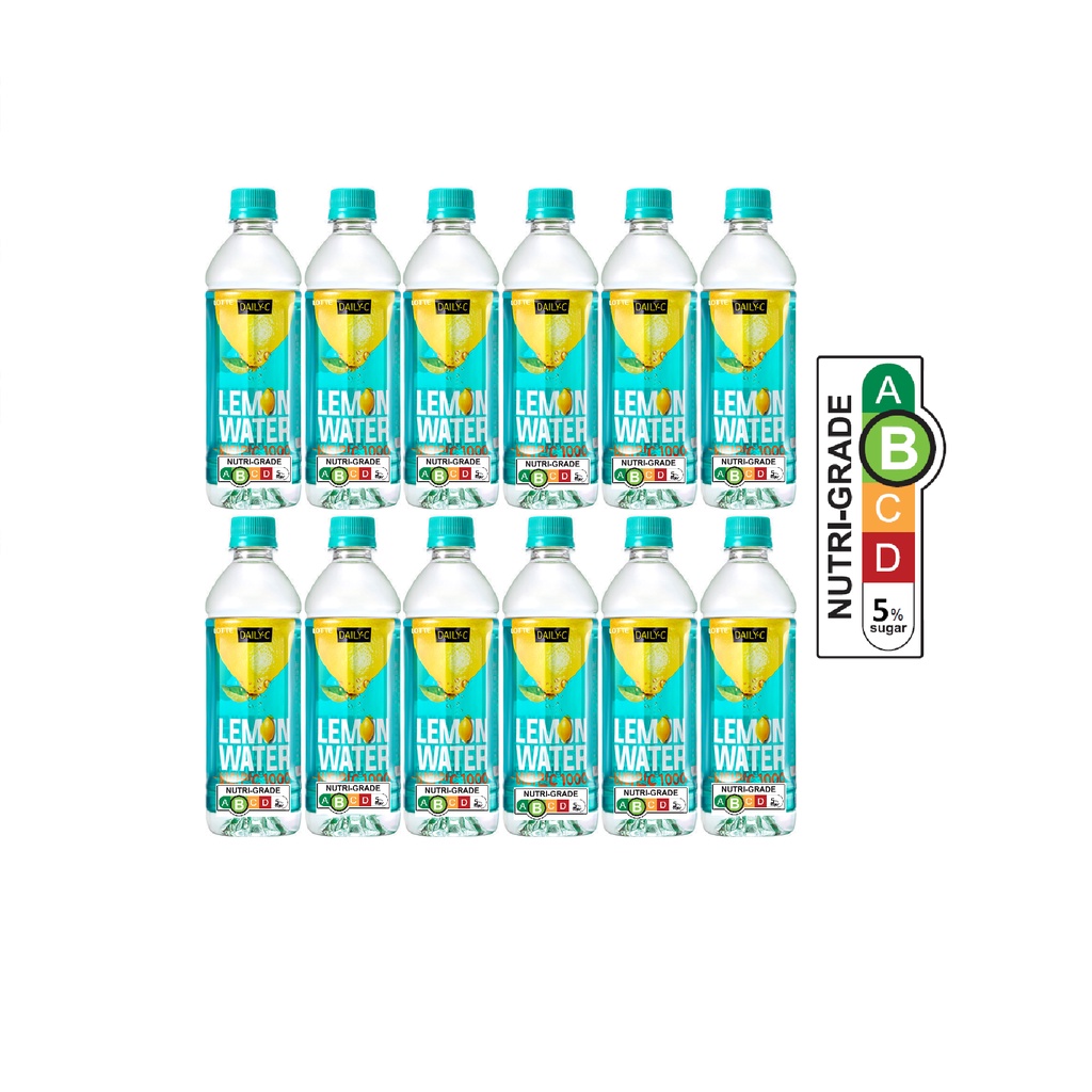 LOTTE Daily-C Lemon Vitamin Water - Multipack (12 x 500ml) | Shopee ...