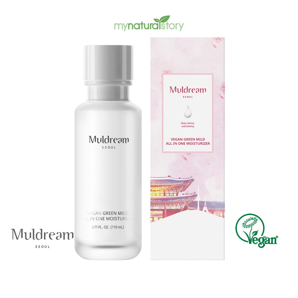 [MULDREAM] Vegan Green Mild All In One Moisturizer 110ml | Shopee Singapore
