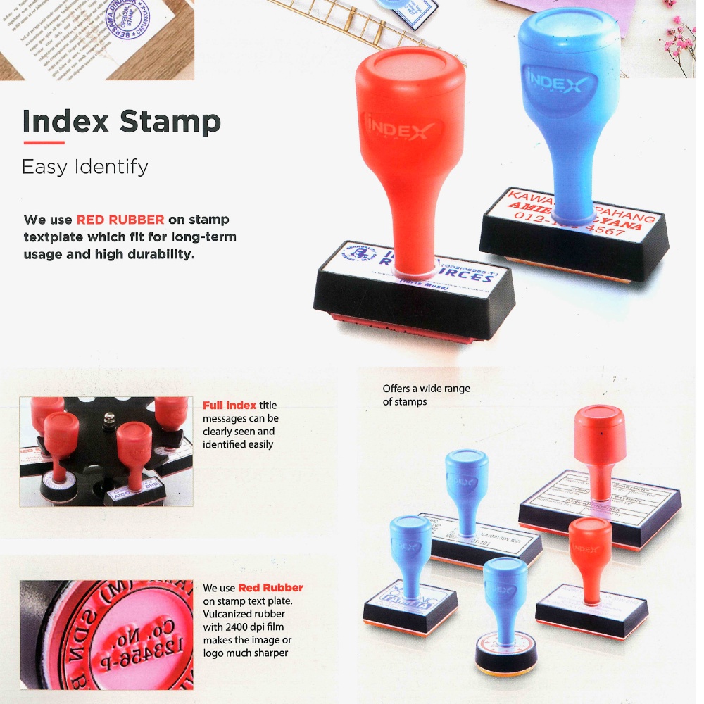 Custom Made Index Normal Rubber Stamp Chop Cop Getah ( Name Cop ...