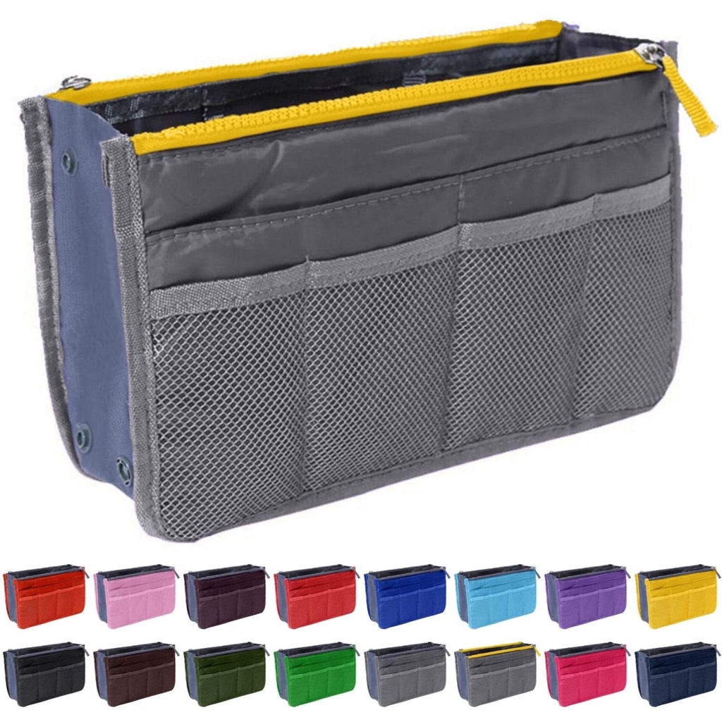 Small / Large Purse Organizer Insert Handbag Pouch *bag in bag | Shopee ...
