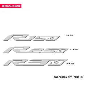Yamaha R15 R25 R3 R1M Style Logo Sticker | Shopee Singapore
