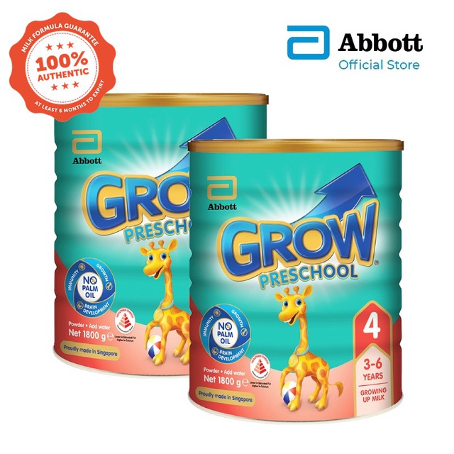 [Bundle of 2] GROW Growing Up Milk for Kids - Preschool Stage 4 (3 - 6 ...