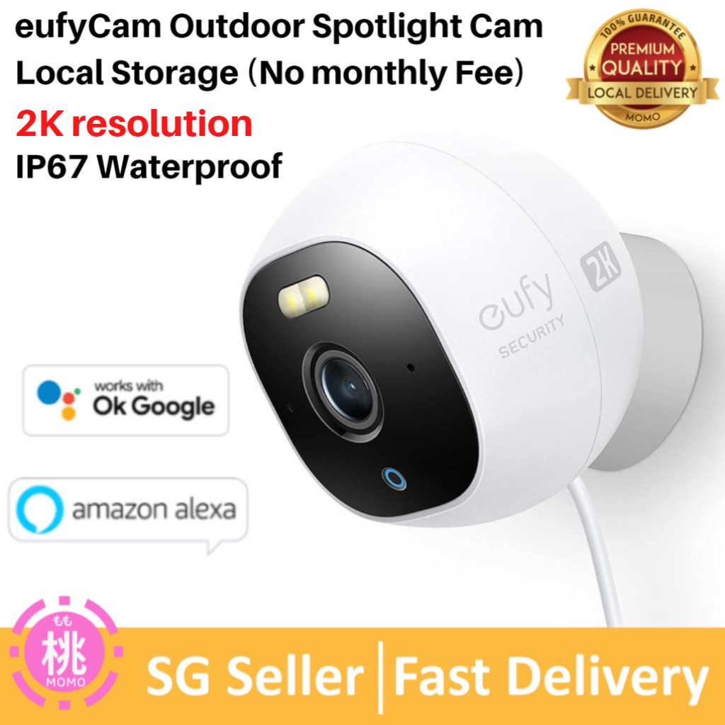 eufy Security Solo OutdoorCam C24 2K Resolution or C22 1080P, Outdoor ...