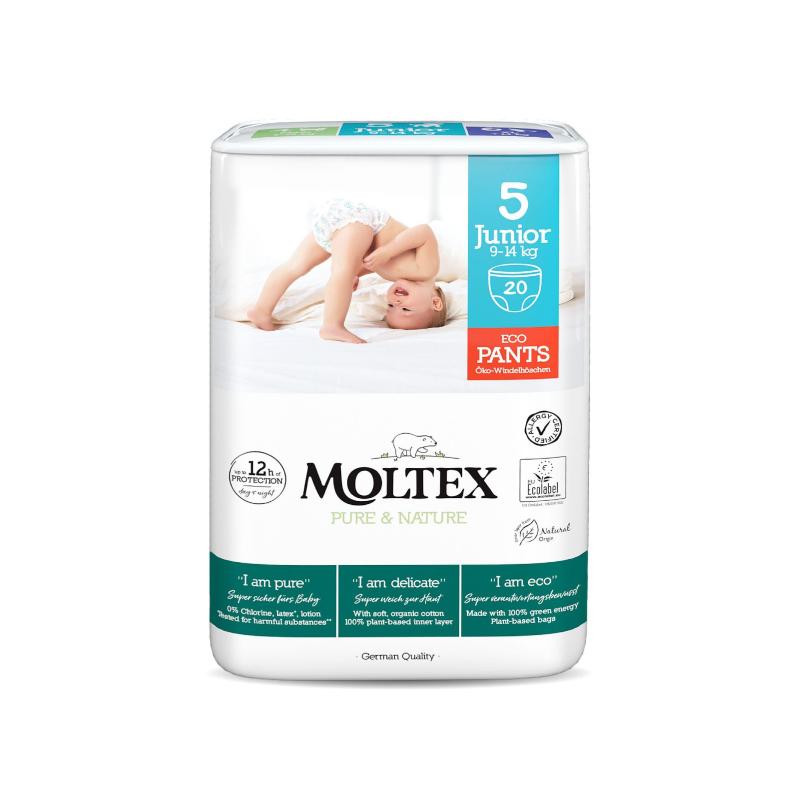 Moltex Pure & Nature Baby Pants (JUNIOR) 4X20S | Shopee Singapore