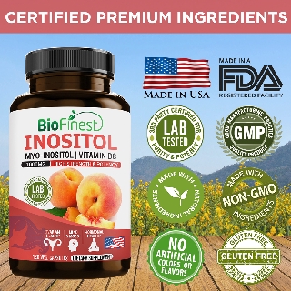 Biofinest Inositol 1000mg - Vitamin B8 Myo-Inositol D-Chiro Inositol ...