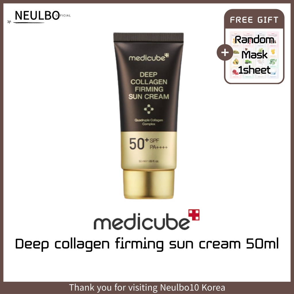 [Medicube] Deep Collagen Firming Sun Cream SPF50+ PA++++ 50ml | Shopee ...