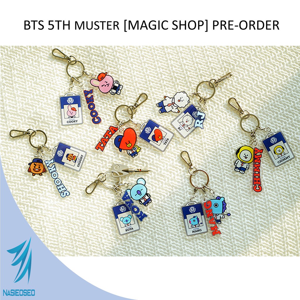 BTS 5TH MUSTER [MAGIC SHOP] BT21 PRE-ORDER Acrylic Keyring | Shopee Singapore