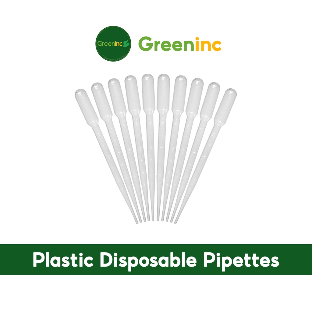 3ml/5ml Plastic Disposable Pipettes (Transparent Eye Droppers) - Ready ...