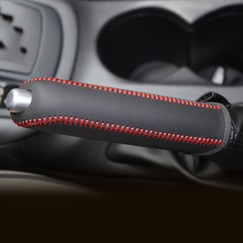 Leather Car Handbrake Hand Brake Cover Protective Case for Mazda 3 ...