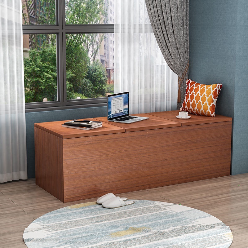 40cm high bay window storage cabinet custom flip-top can sit storage ...