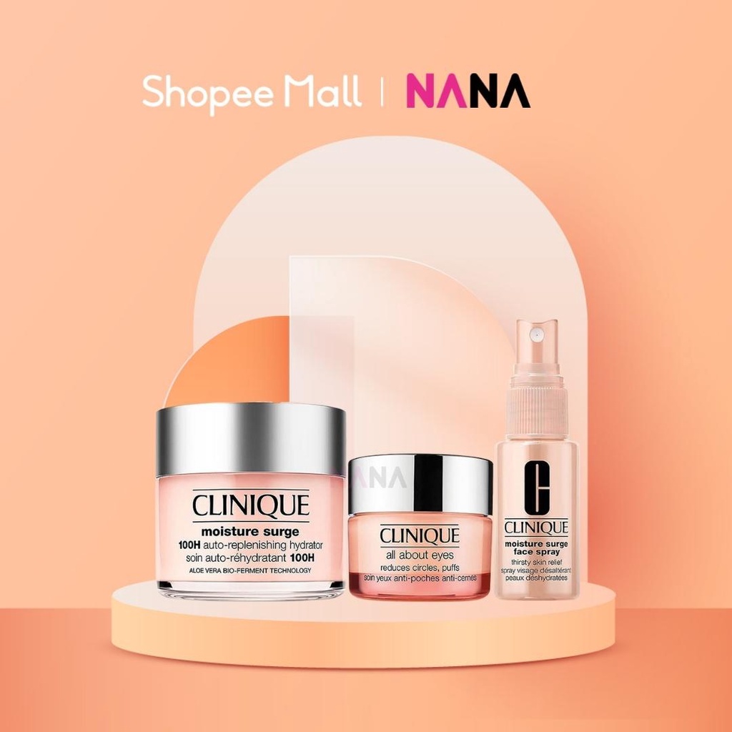 Clinique Moisture Surge Ultra Hydration Set (125ml+30ml+15ml) | Shopee ...