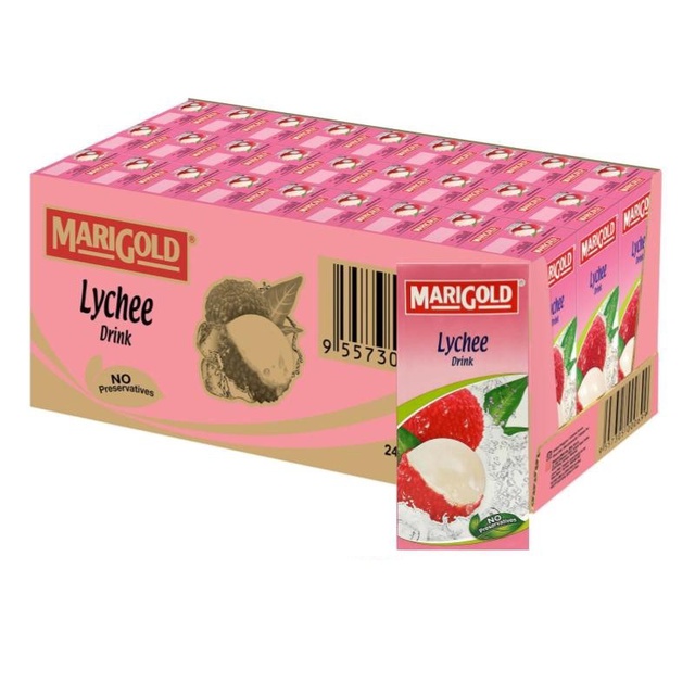Marigold Asian Drinks Lychee 24 x 250ML (Halal) | Shopee Singapore
