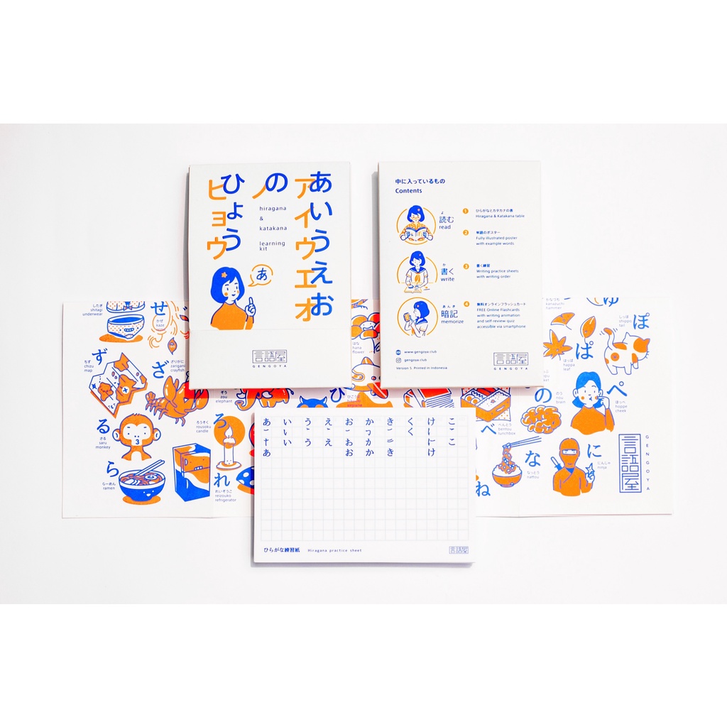 Hiragana & Katakana Learning Kit | Shopee Singapore
