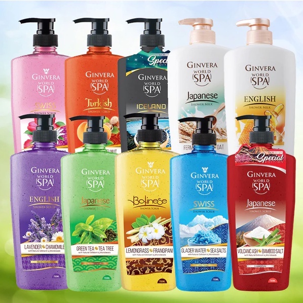 GINVERA World Spa Shower Milk 750ml | Shopee Singapore