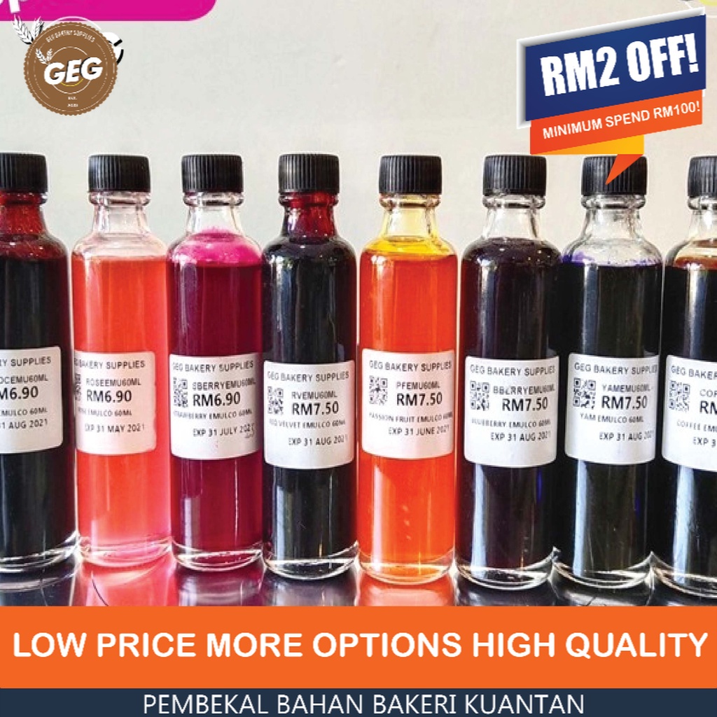 GEG Blueberry emulco | Strawberry Emulco | Red velvet emulco | Coffee ...