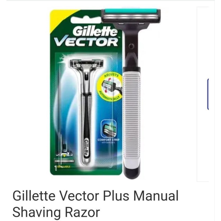Gillette vector plus.1 refillable | Shopee Singapore