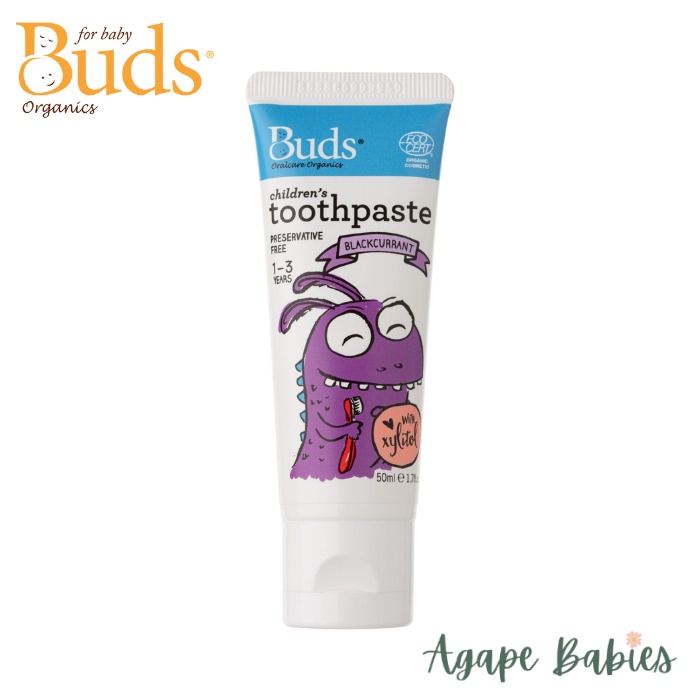 Buds Oral Care Organics Children's Toothpaste With Xylitol (1-3 years ...