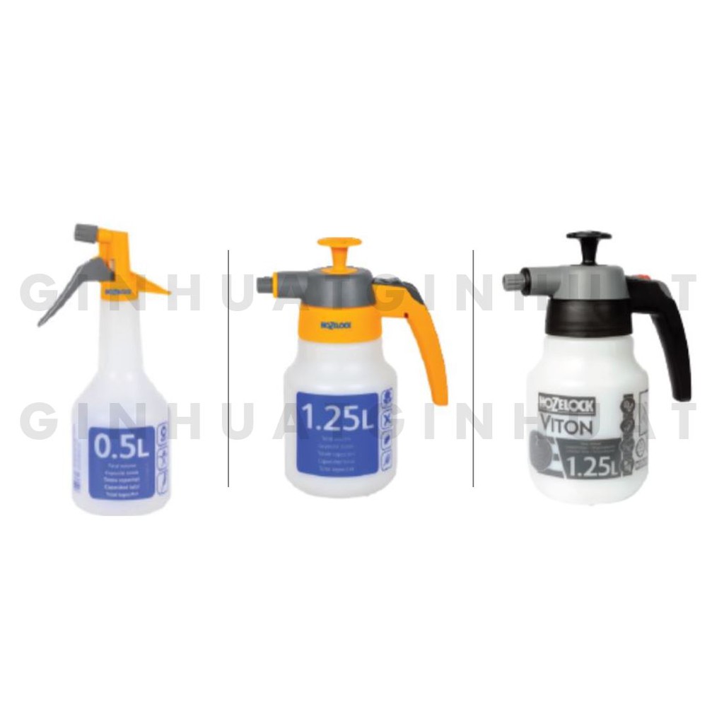 Hozelock Trigger Sprayer, 1.25 Litre Pressure Sprayer, Viton 1.25 Litre ...