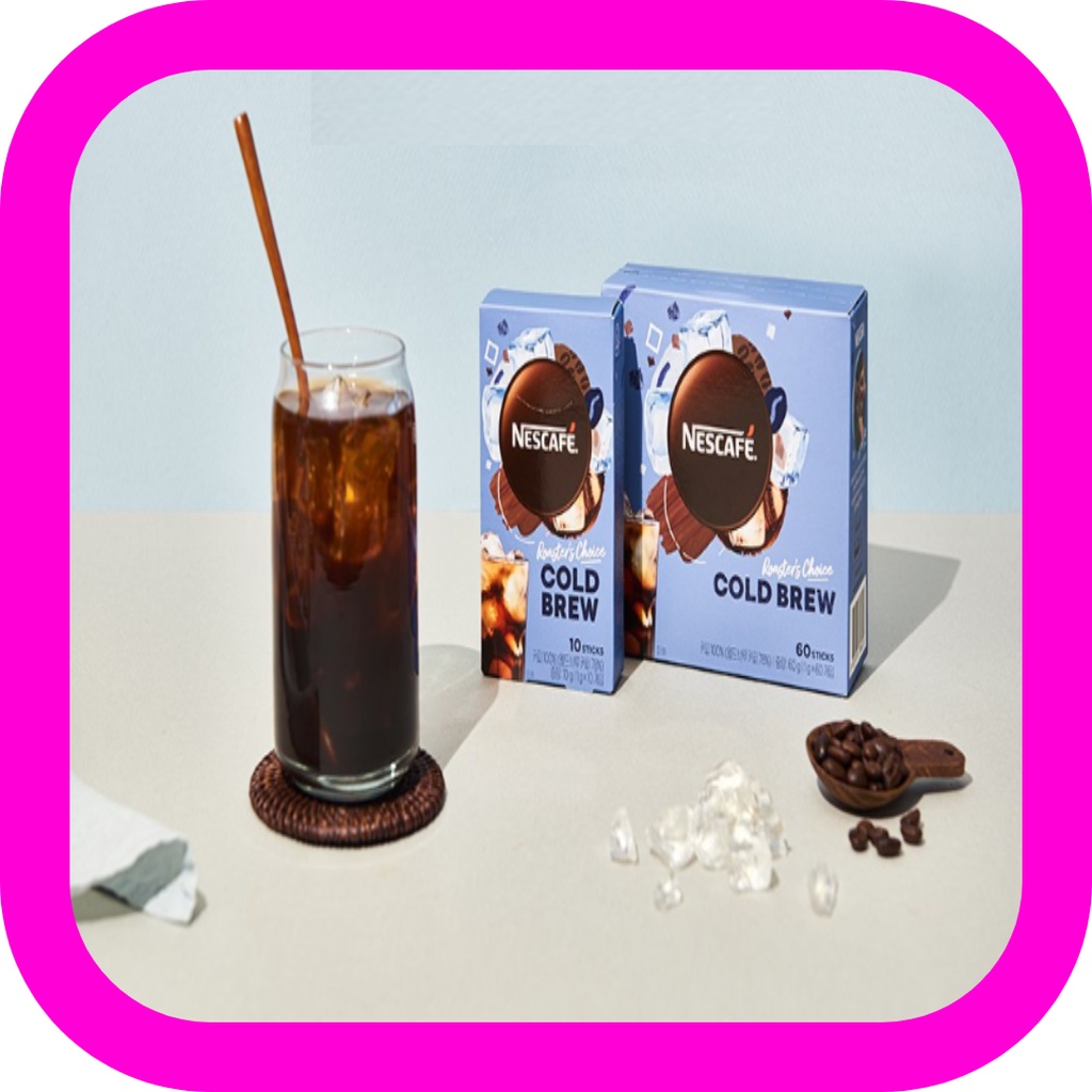 [Nescafe] Cold Brew Ice Dutch Coffee 1g x 60 Sticks / Instant Coffee ...