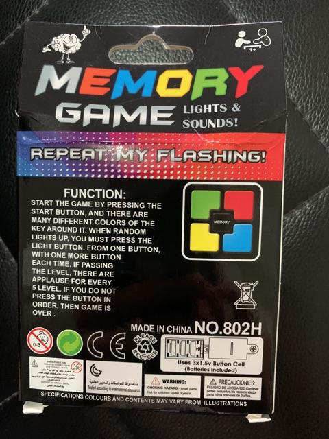 Memory Game machine With Lights Sounds Toy interactive game memory ...