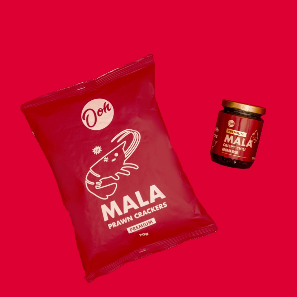 Ooh MALA Prawn Crackers + MALA Crispy Chili | Shopee Singapore