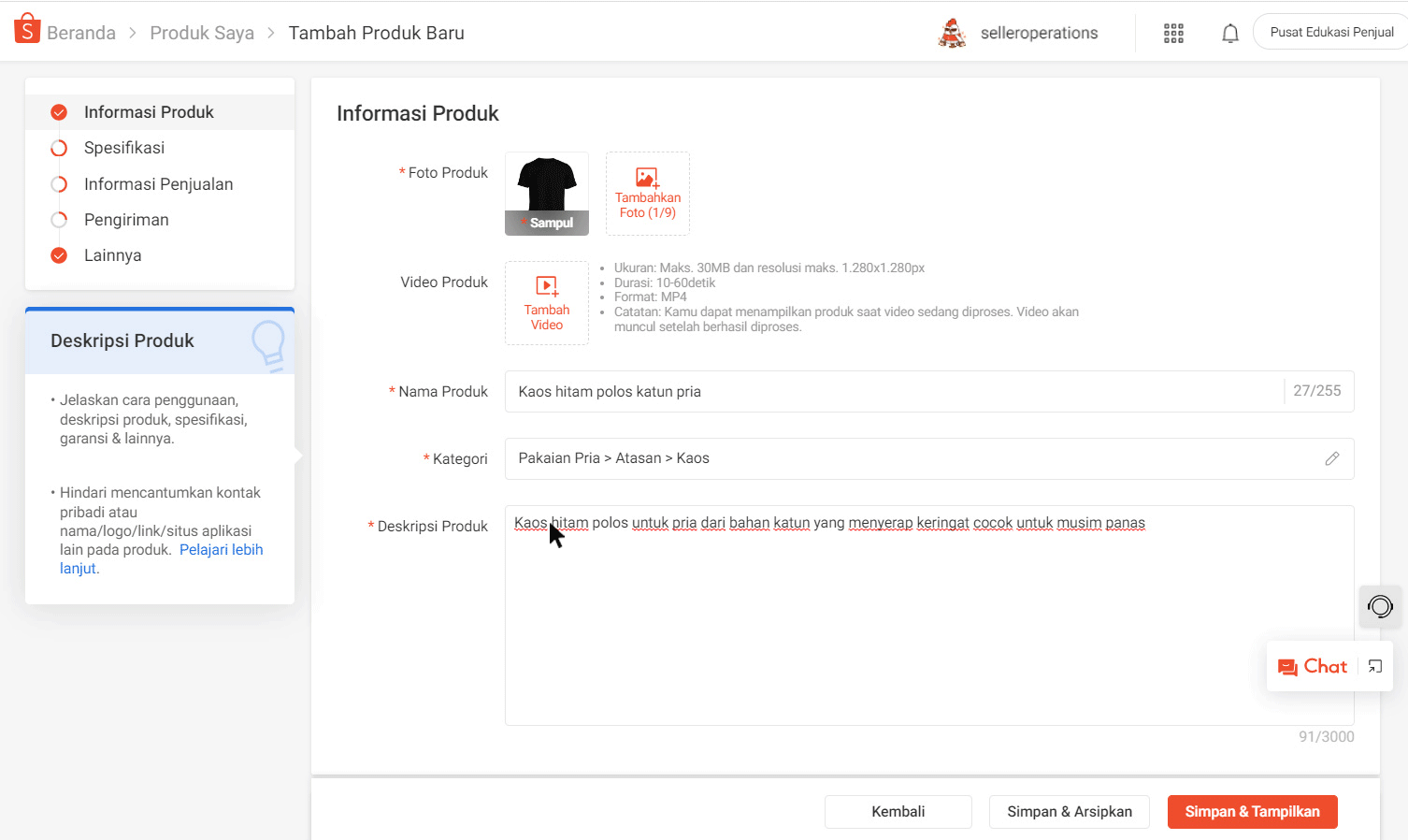 Meng-upload Daftar Produk | Pusat Edukasi Penjual Shopee Indonesia