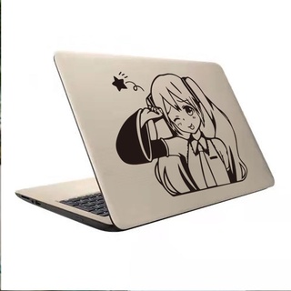 MIKU Anime PC Case Stickers Cartoon Waterproof Computer Host Decal ...