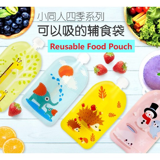 Reusable Baby Food Pouch | Shopee Singapore