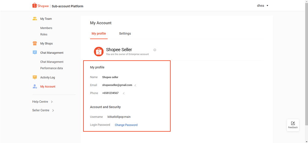 Managing your business with Sub-account Platform | Shopee SG Seller ...