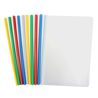 10PCS A4 Size File Folder Sliding Bar Report Covers for Binder School ...