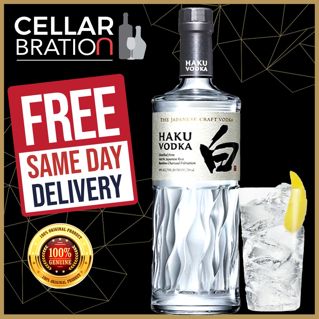 [SAME DAY DELIVERY] Suntory Haku Vodka Japanese 700ml | Shopee Singapore